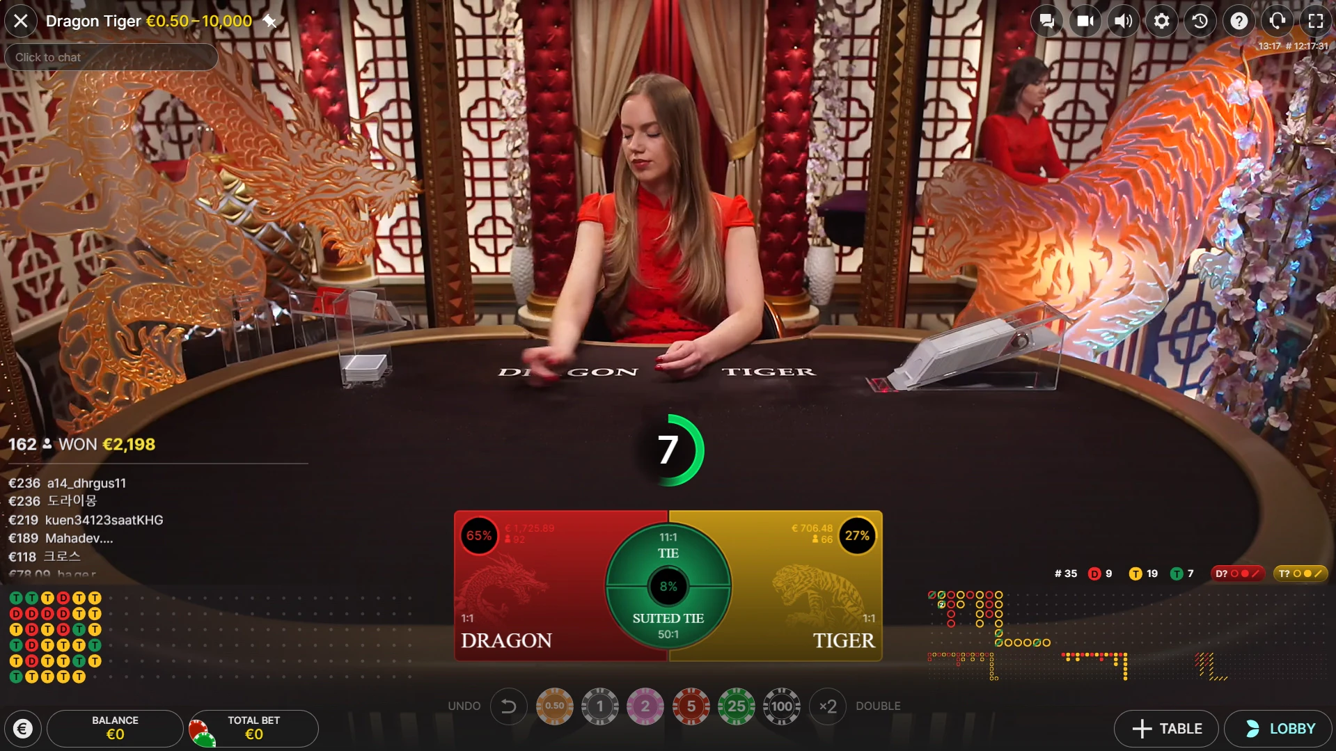 Dragon Tiger Live Casino | Rules and Operation