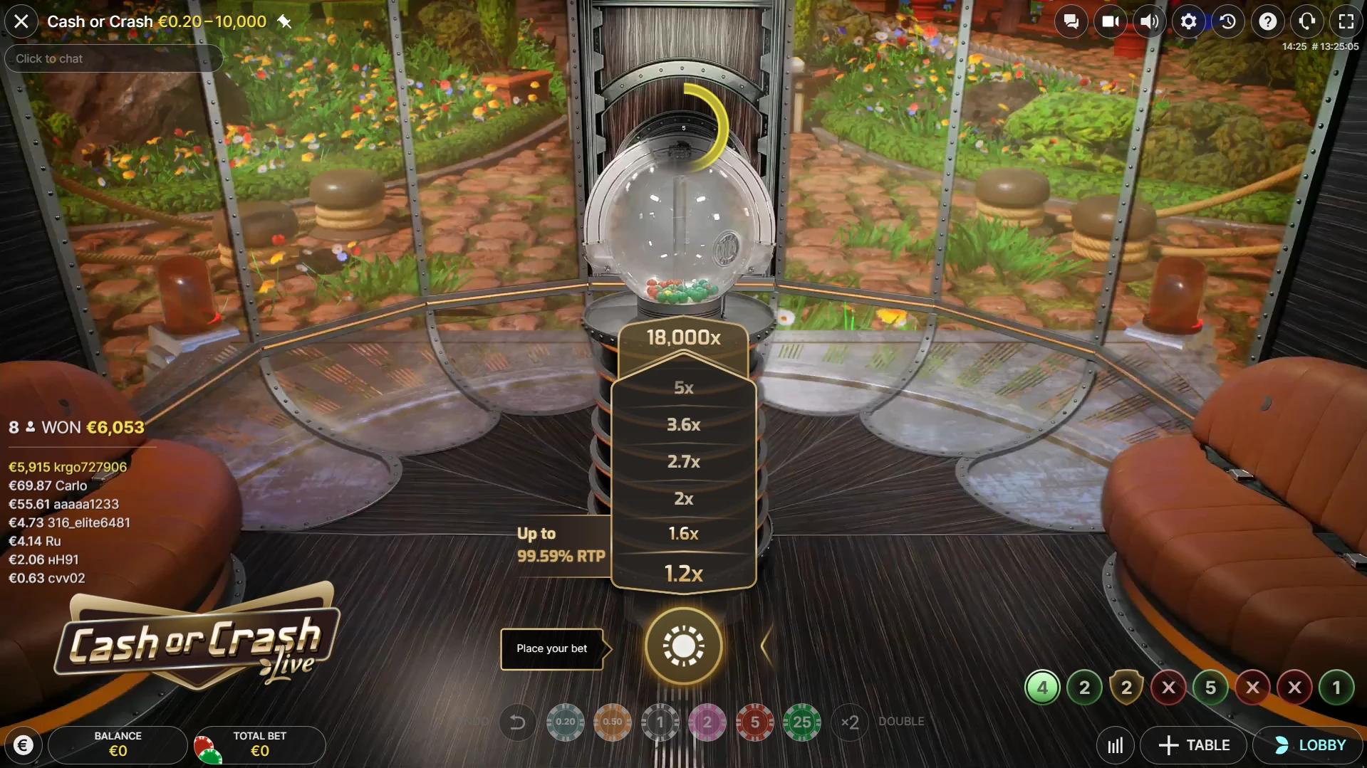 Cash or Crash Evolution Gaming Live | Full Review